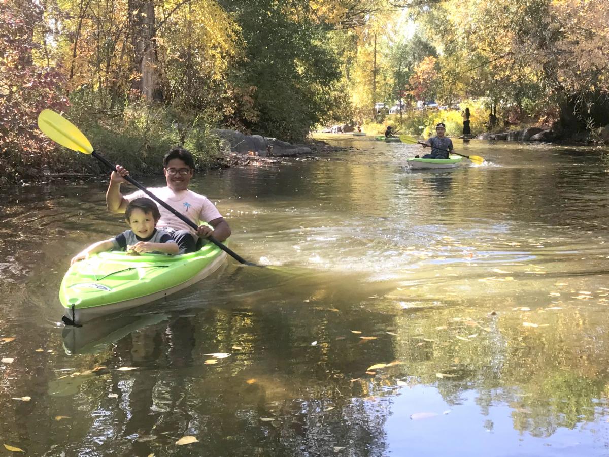 tami – paddling two boys – edited – Sheridan County Travel and Tourism